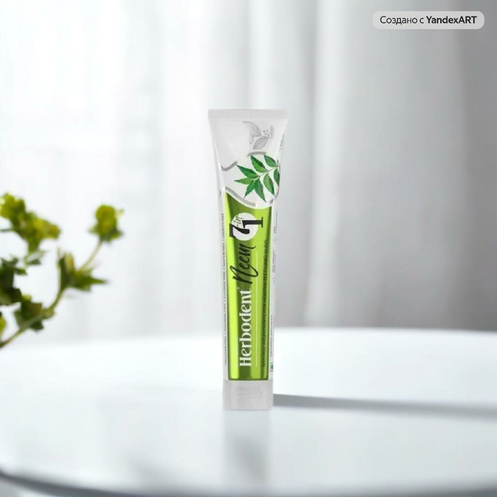 Зубная паста Хербодент С Нимом, 100гр, Herbodent Neem 7in1 Dr.Jaikaran