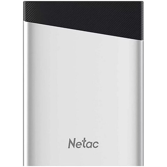 Внешний SSD диск Netac Z6S USB-C 3.2 Gen 2 240GB серебристый/черный (NT01Z6S-240G-32SL)