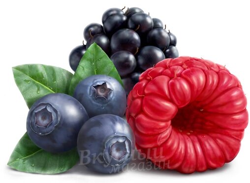 Ароматизатор жидкий Лесные ягоды Baker flavors, 10 мл. (Набор из 6 шт.)