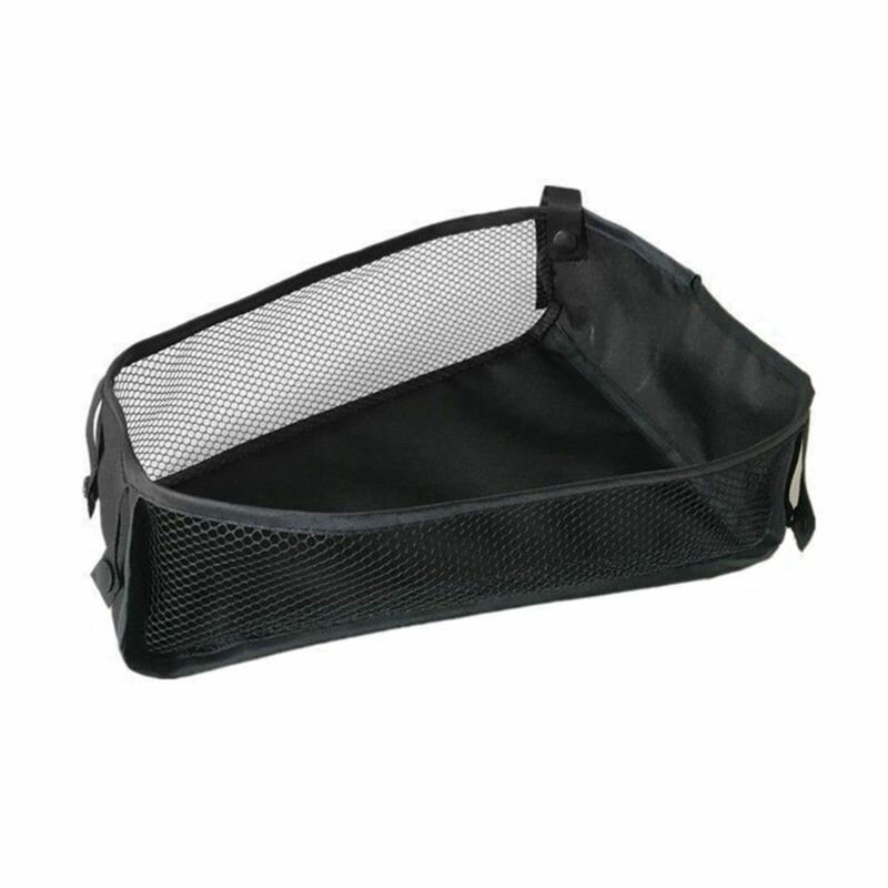 Сумка для хранения нижней корзины коляски-черный