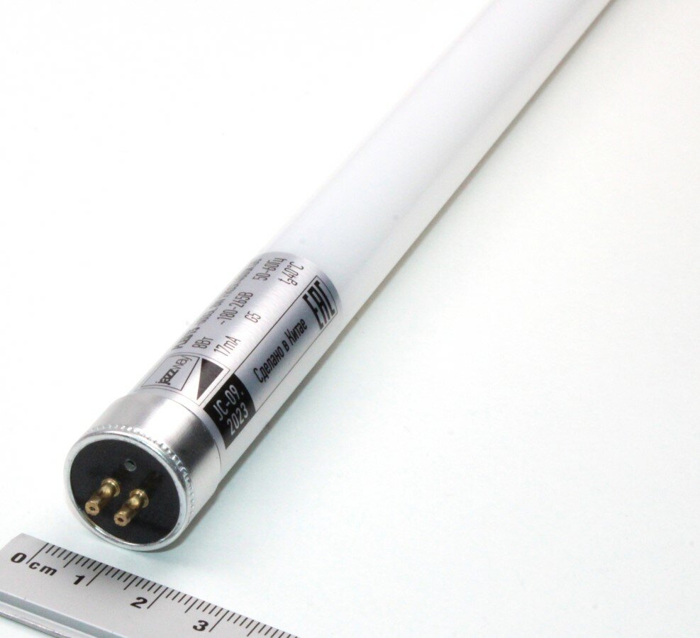 Лампа светодиодная Jazzway T5 G5 8W(800Lm) 4000K 4K FROST стекло 563x20 PLED T5 5016033