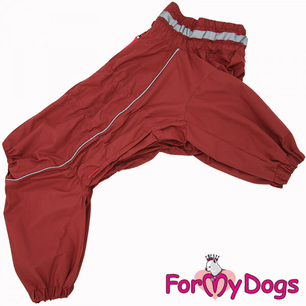 For My Dogs Дождевик для собак Терракотового цвета для девочки, размер С3