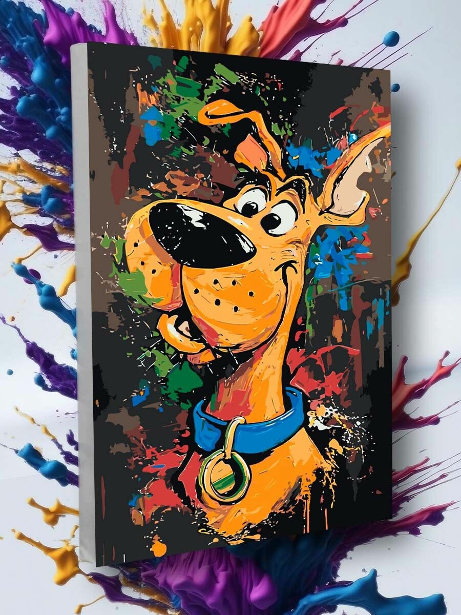 Картина по номерам Скуби Ду 40х50