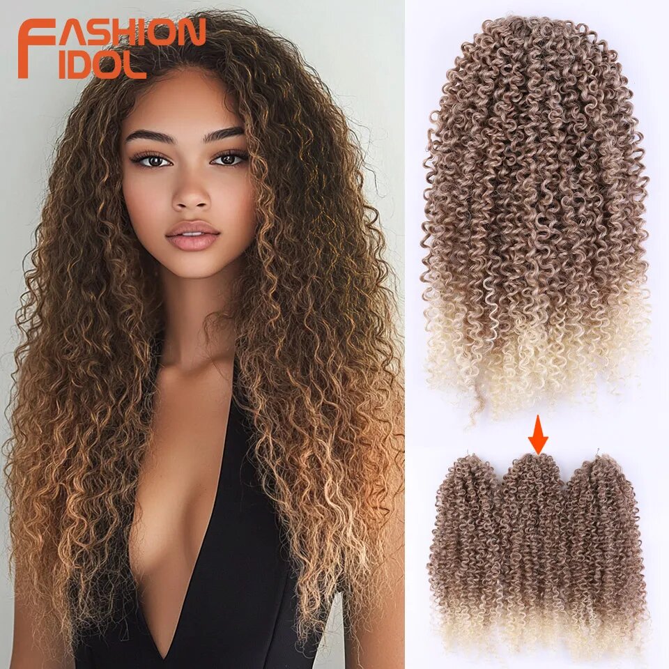 FASHION IDOL Пассион Твист синтетические волосы ombre brown 18 дюймов T-M209-613