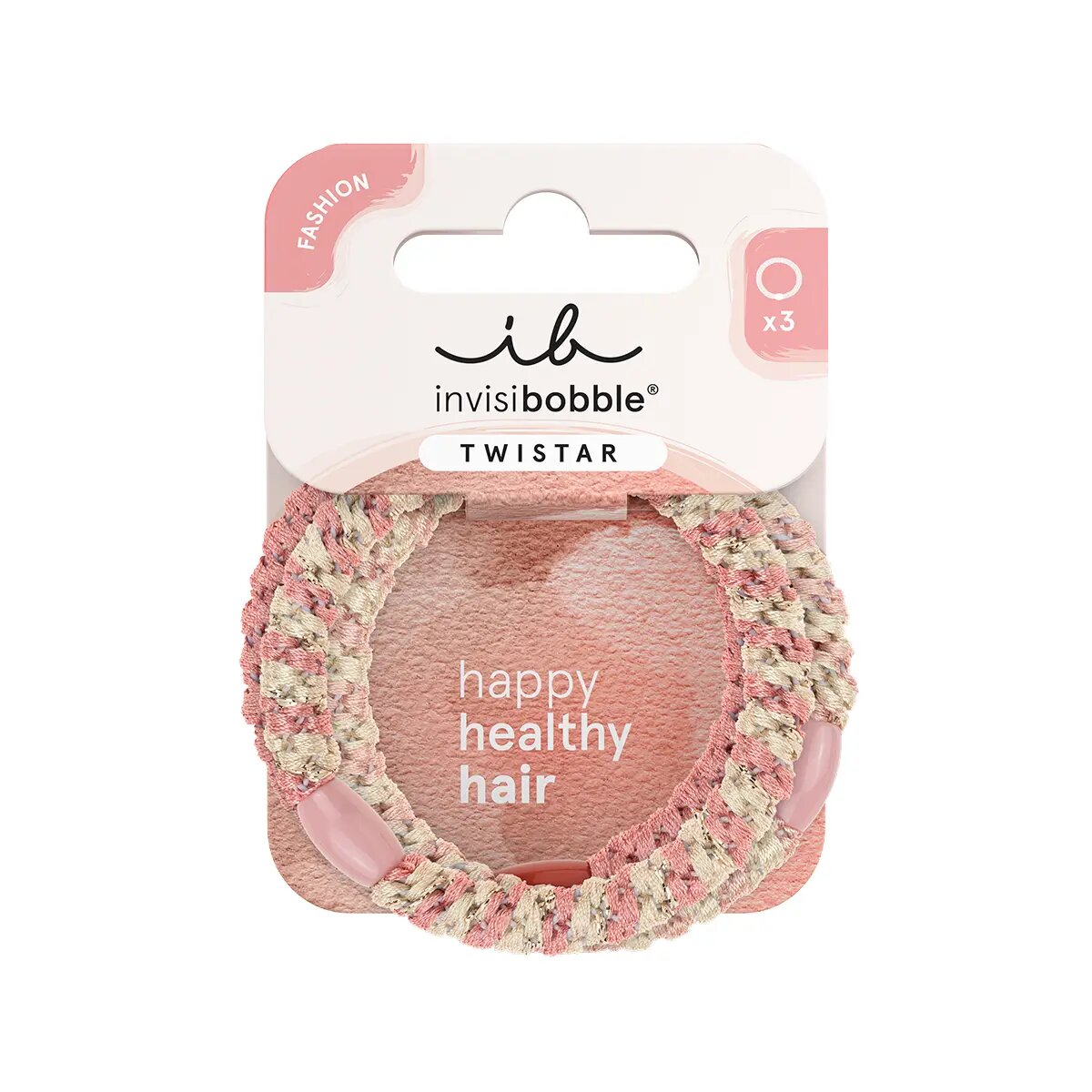 Invisibobble Twistar Резинка для волос invisibobble TWISTAR Blush Braids