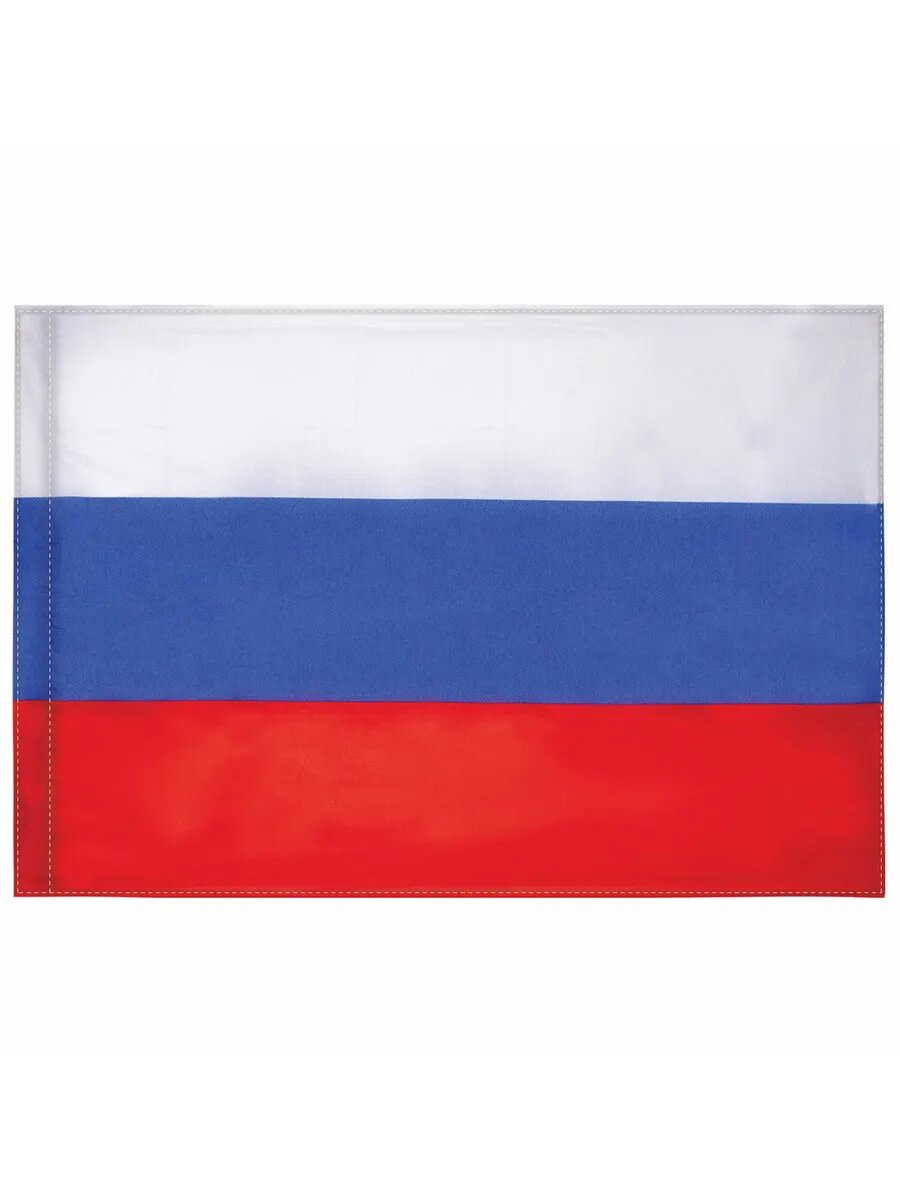 Флаг России 90х135 см без герба, прочность и влагозащита