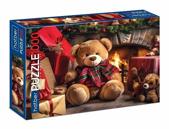 Пазл 1000 деталей. Мишка с подарками (Premium) 1000ПЗ2_30833