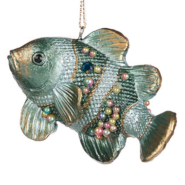 Елочная игрушка Рыбка Мэг - Citta di Castello 9 см, подвеска, Goodwill, MO96347-2