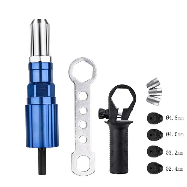 Адаптер для заклепочного пистолета, синего цвета Aolly Set