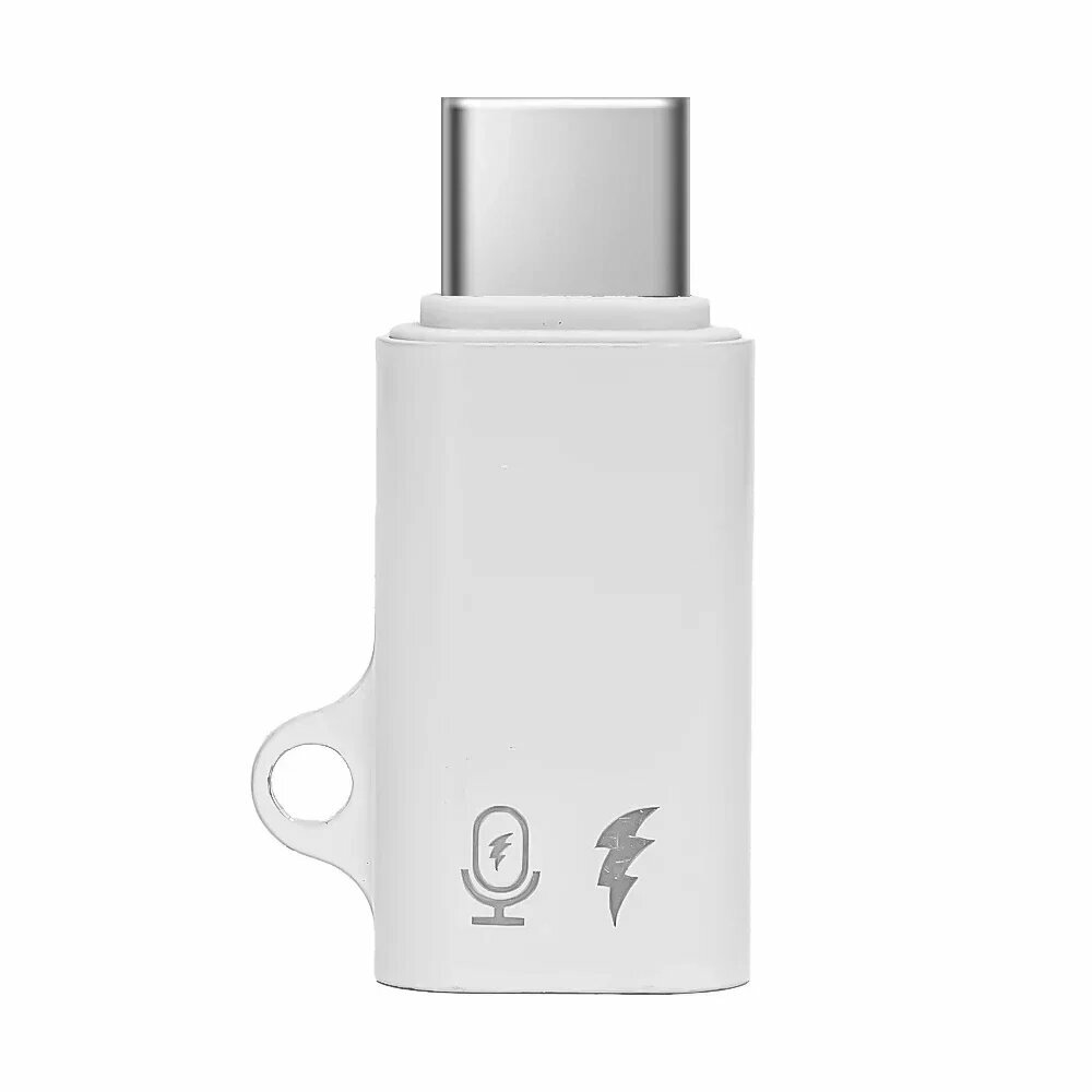 2/1 шт. OTG адаптер Type-C в Lightning конвертер для Apple 16 15 Android микрофон адаптер передачи данных портативный с замочной скважиной 1PCS-B with Keyhole