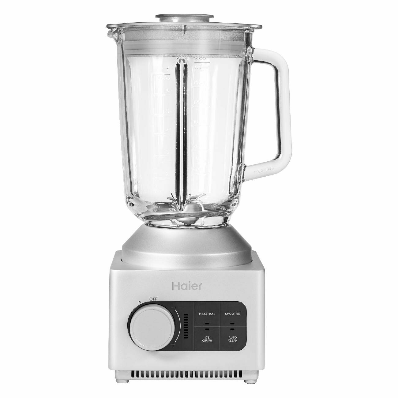 Блендер Haier HB-600, мощность 1200 Ватт, объем чаши 1,8 л, сенсорная панель управления