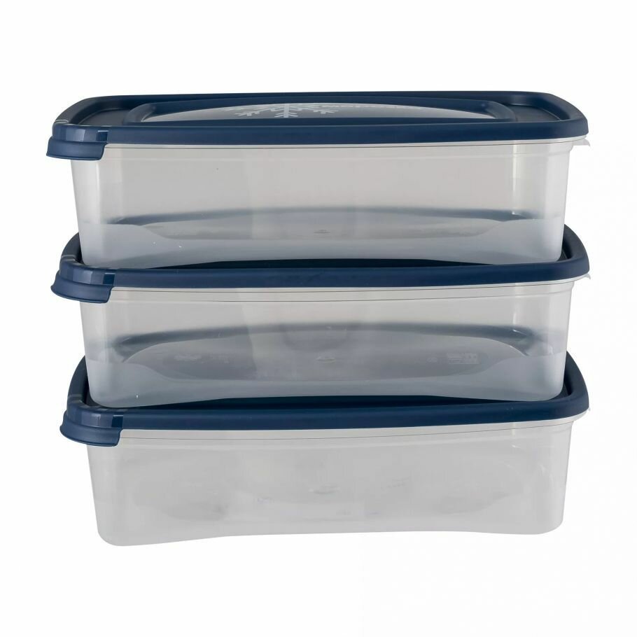 Комплект контейнеров 3 шт (0,7л) для замораживания "Морозко"