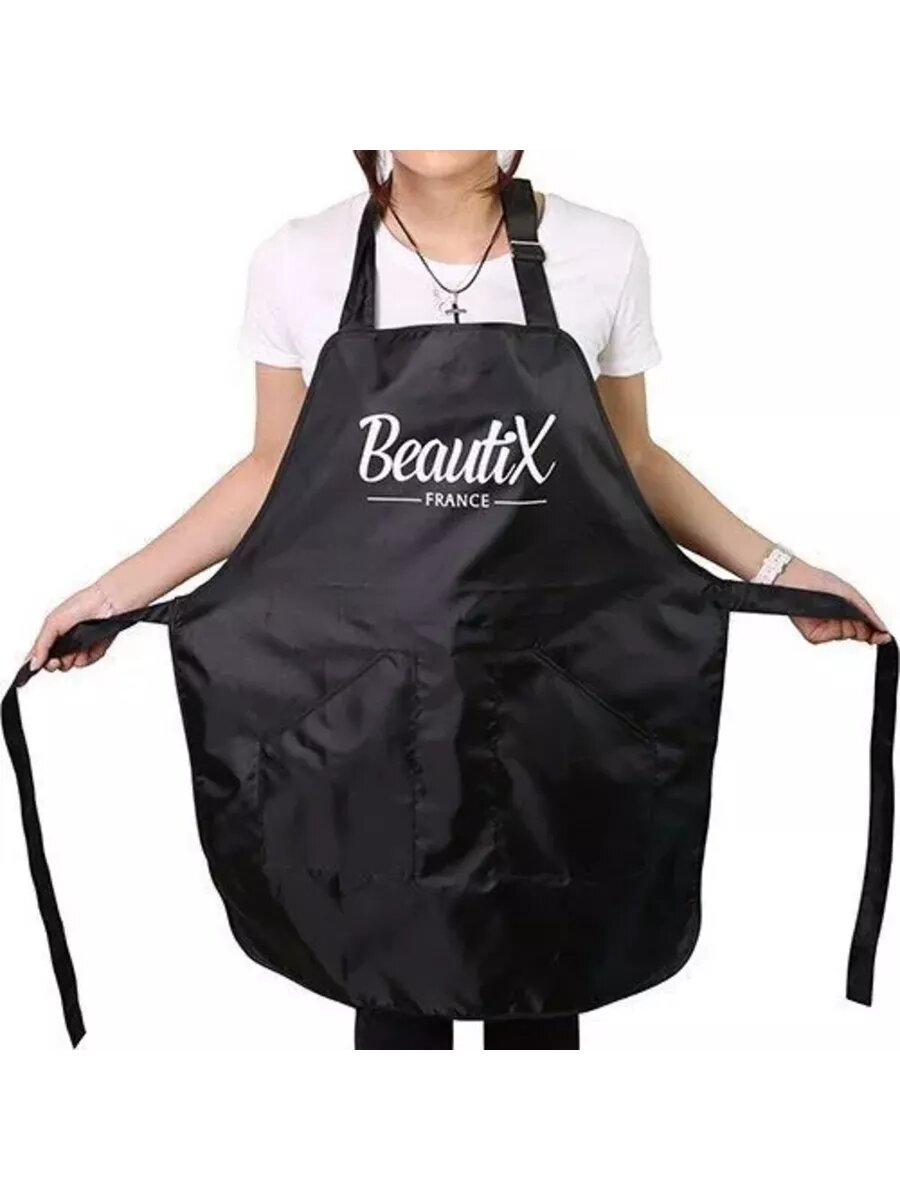 Фартук для мастера Beautix, оксфорд, универсальный размер, черный