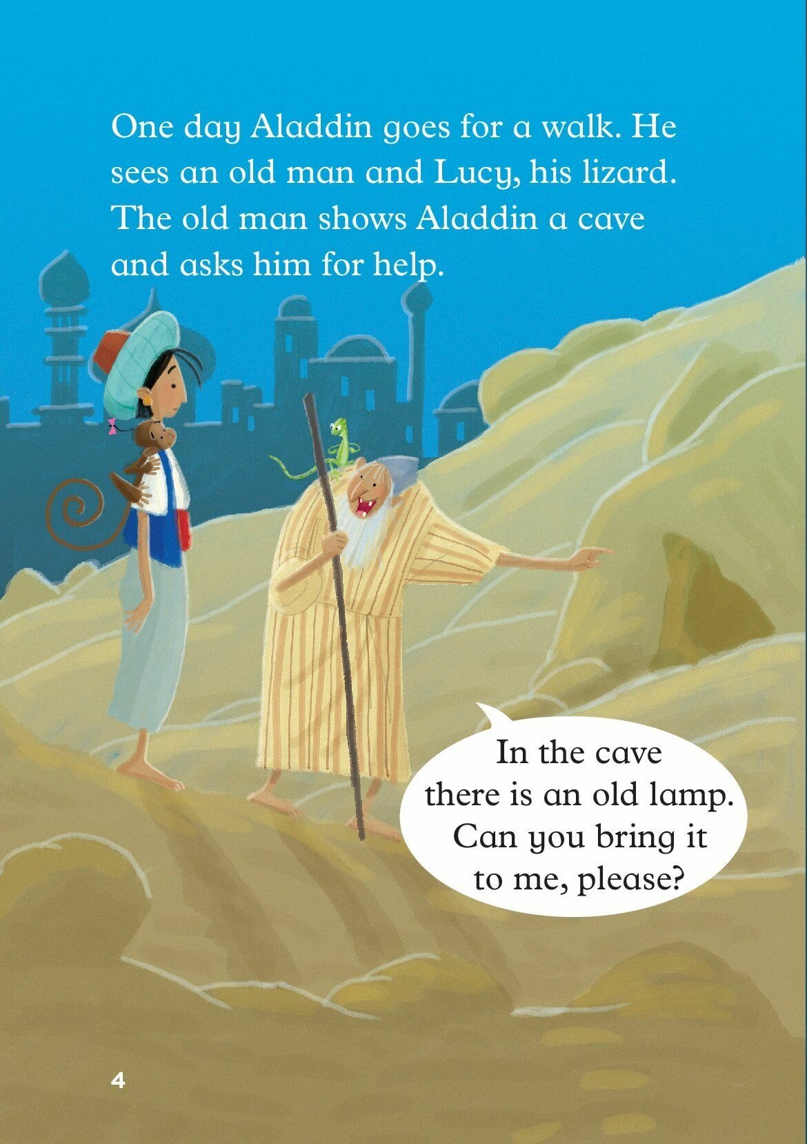 Aladdin (Pre-A1)/ Адаптированная книга на английском языке "Аладдин" — фото 1