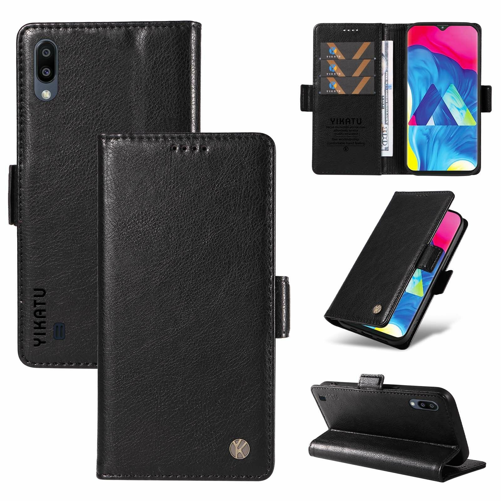 YIKATU Чехол Книжка Для Samsung Galaxy A10 / M10 / Samsung A10 / M10 / Самсунг А10 / М10 кошелек Флип Кожаный