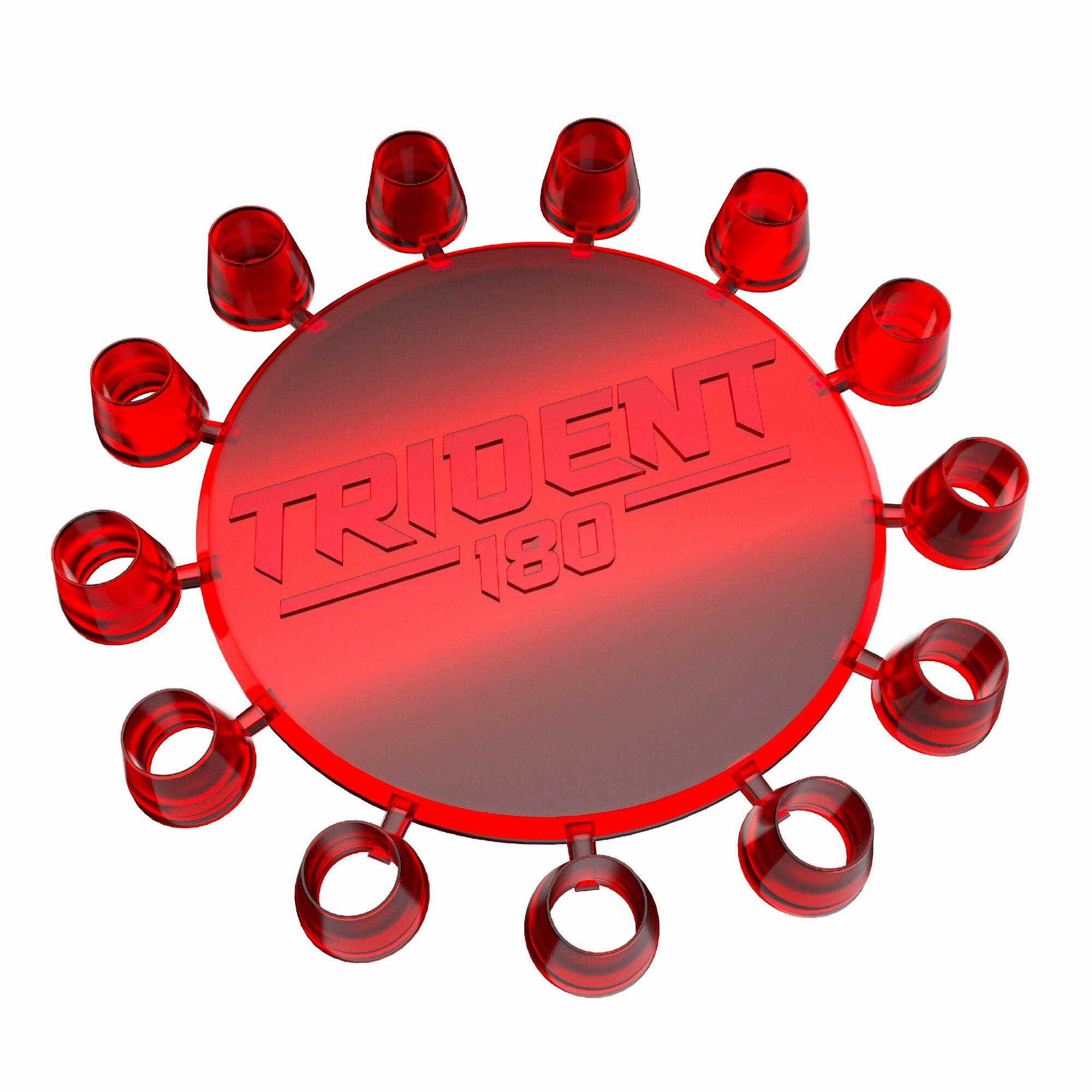 Сглаживающие насадки для игл дротиков WINMAU TRIDENT 180 красные. Аксессуары Дартс.