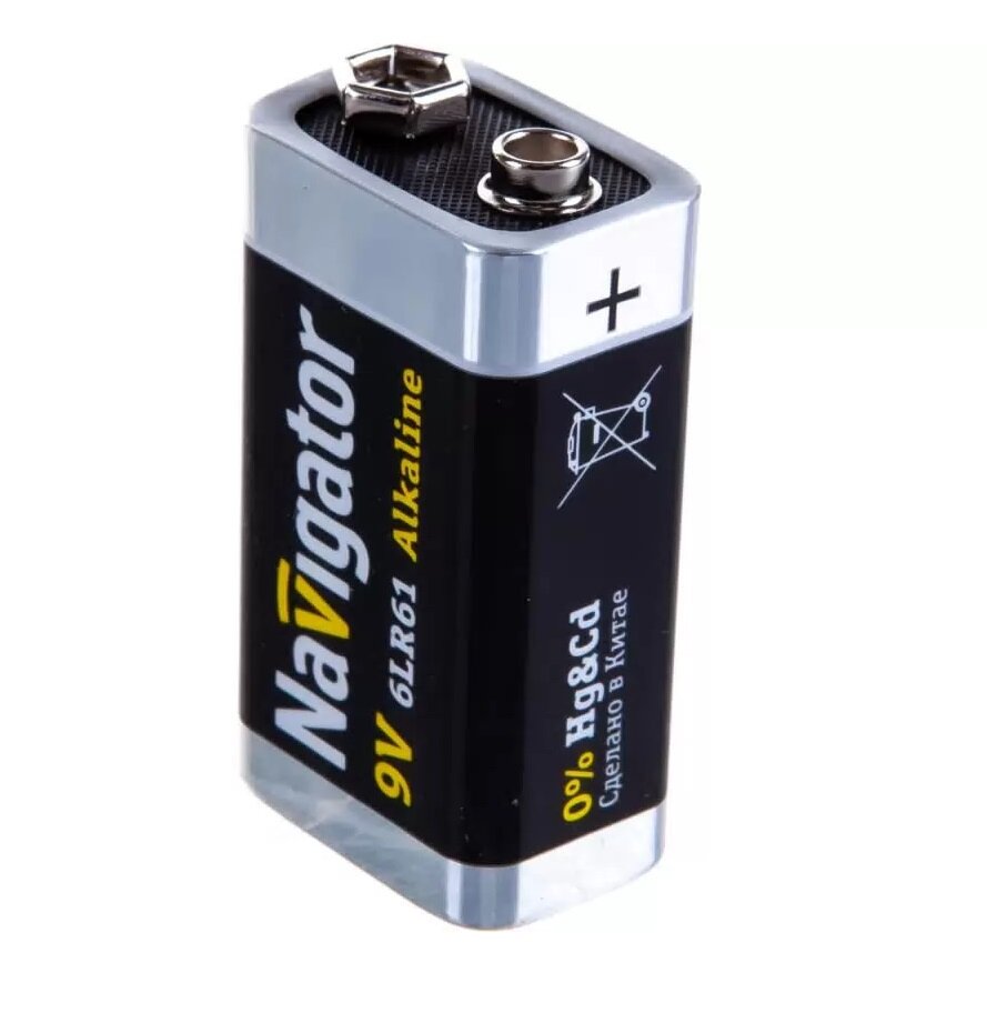 Батарейка Navigator крона 6LR61/6F22 9 В (1 шт.)