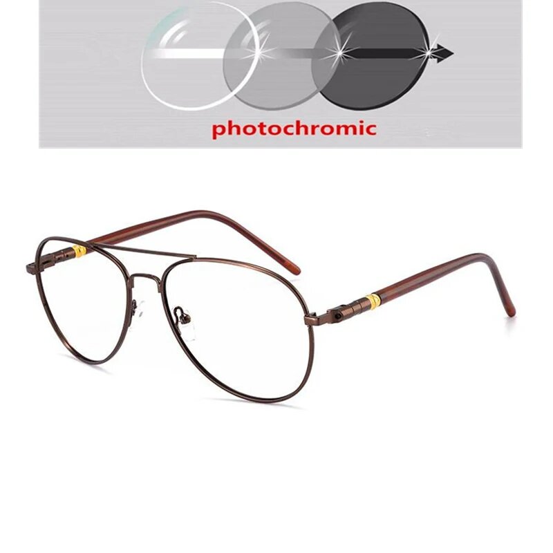 Фотохромные очки GSBJXZ коричневые, Photochromic Gray C4