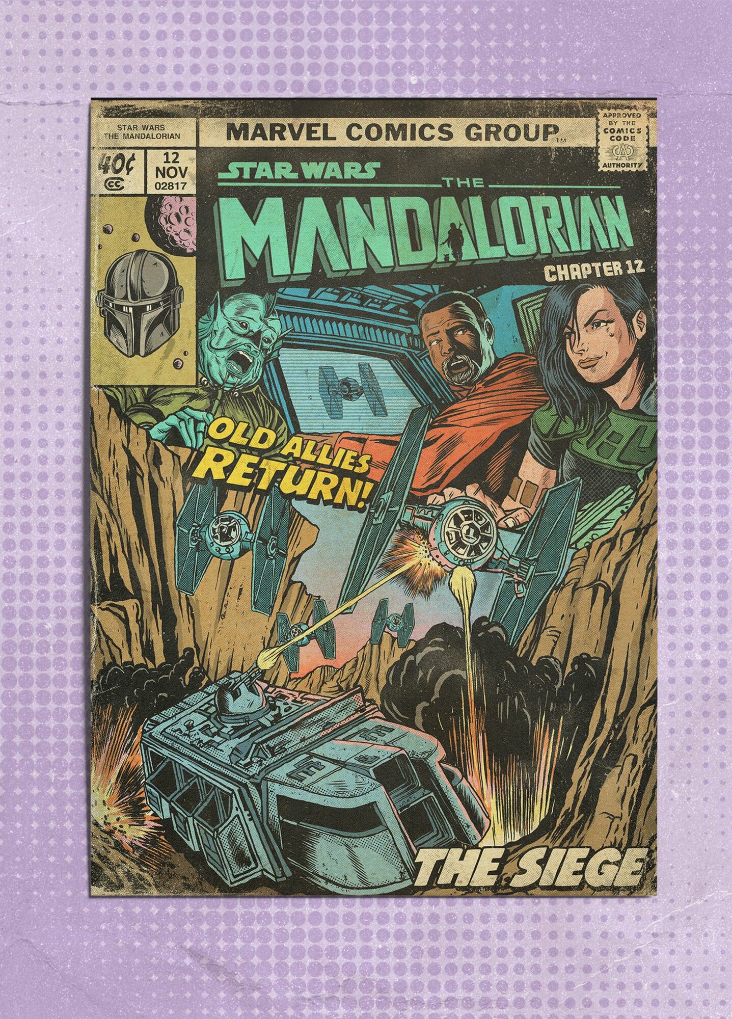 Открытка Star Wars: Mandalorian. Chapter 12 The Siege