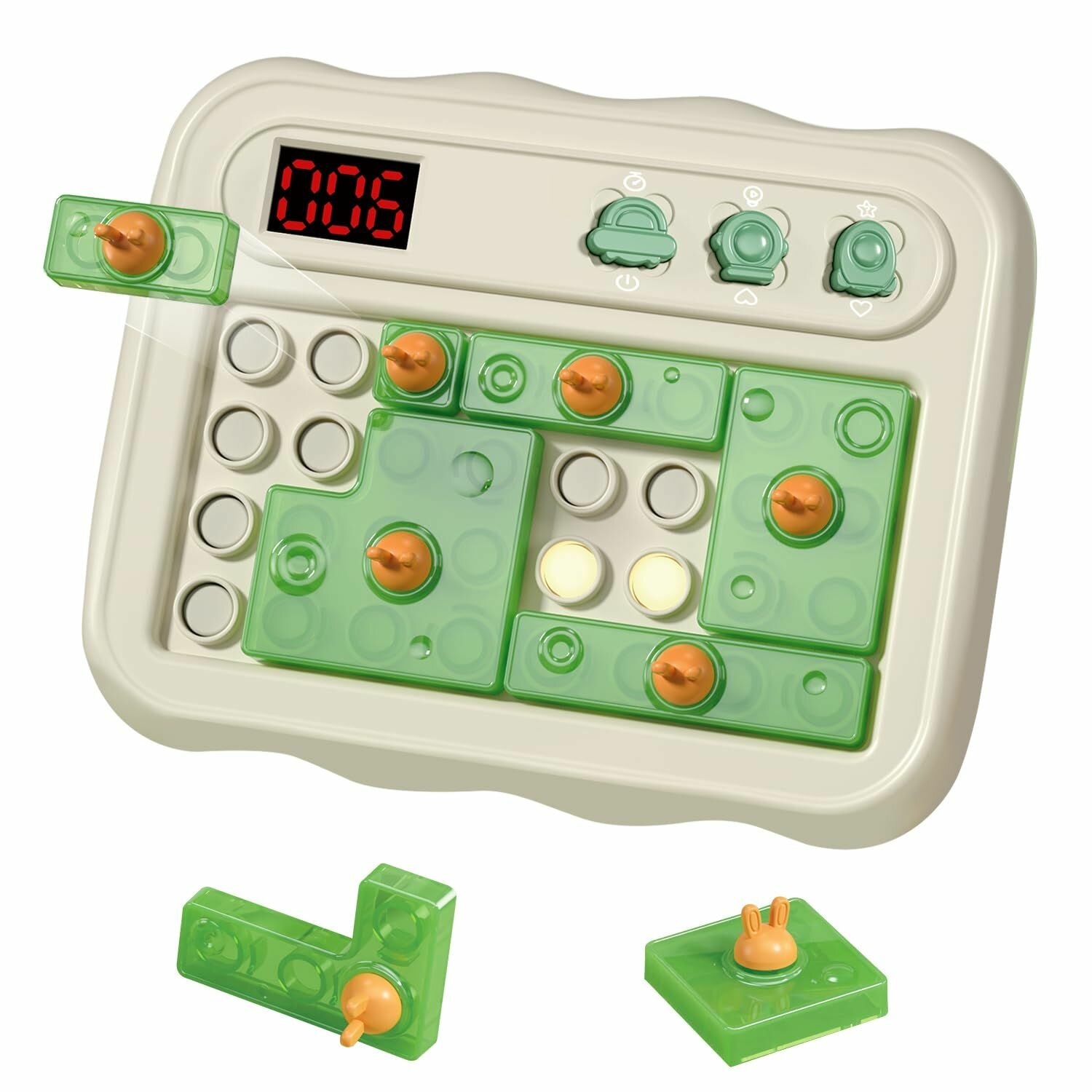 Игровой Набор "Умный Лабиринт Кролика" - Интеллектуальные Головоломки, 1400+ Задач, STEM Игрушки, Образовательный Подарок Для Детей И Подростков, 6 Режимов Игры, Идеально Для Путешествий