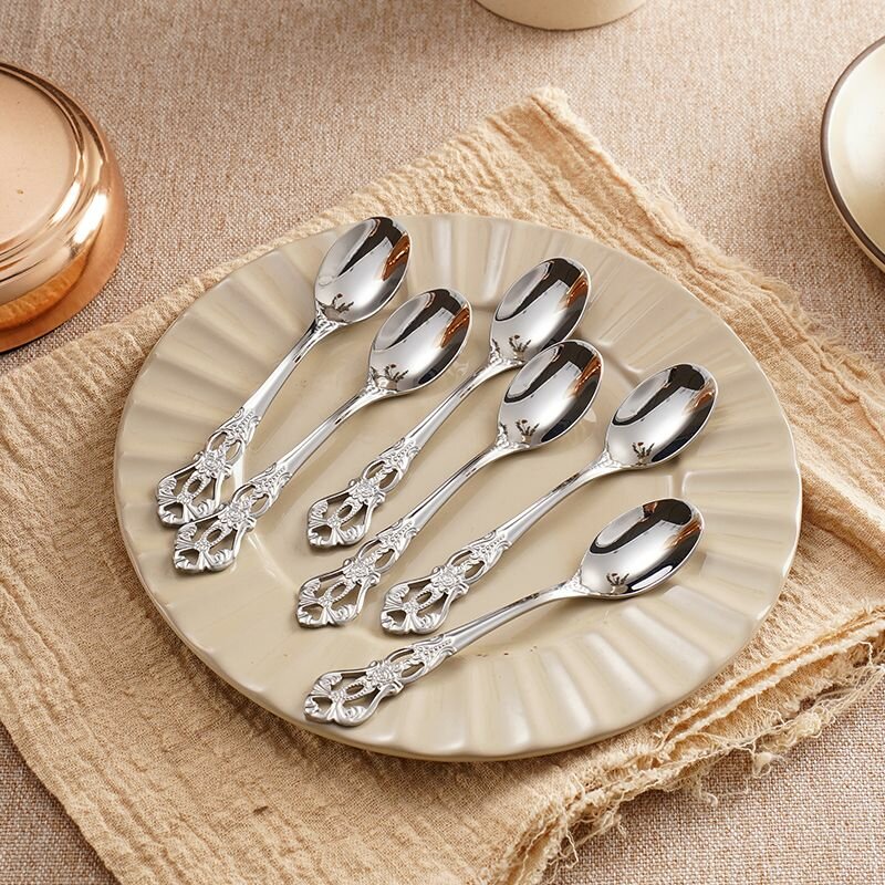 Ложка десертная 6 предм. серебристый