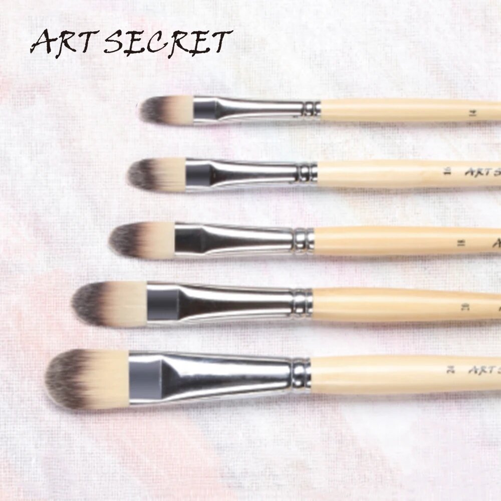 ArtSecret кисти для рисования из дерева, нейлон, 2016FB size6 1PC