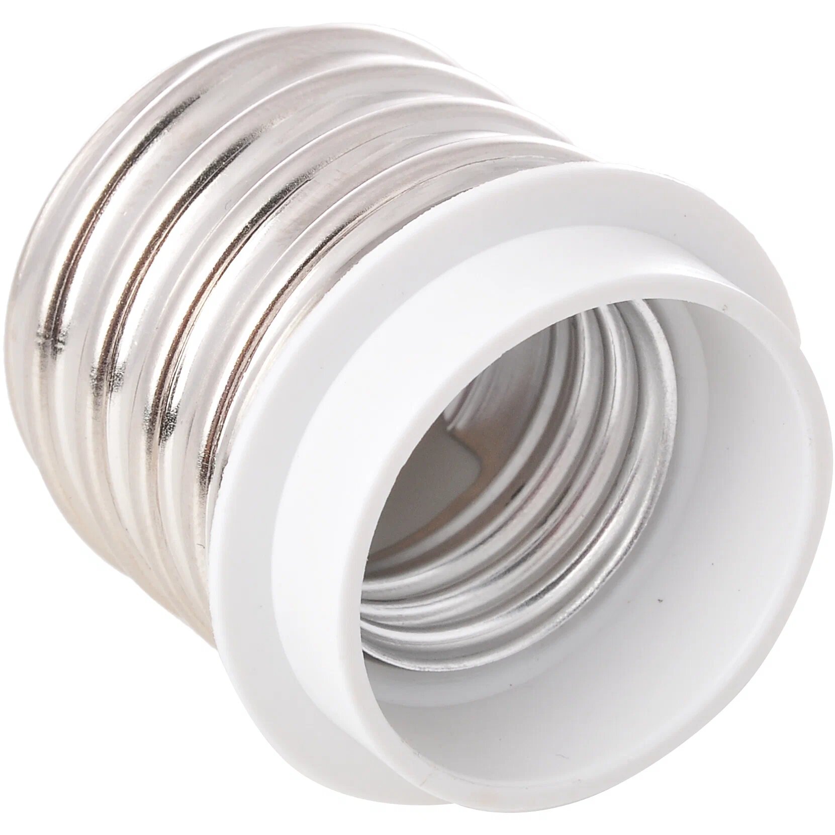 Патрон-переходник Feron LH67 22344, E40-E27, белый, пластик, 1 шт