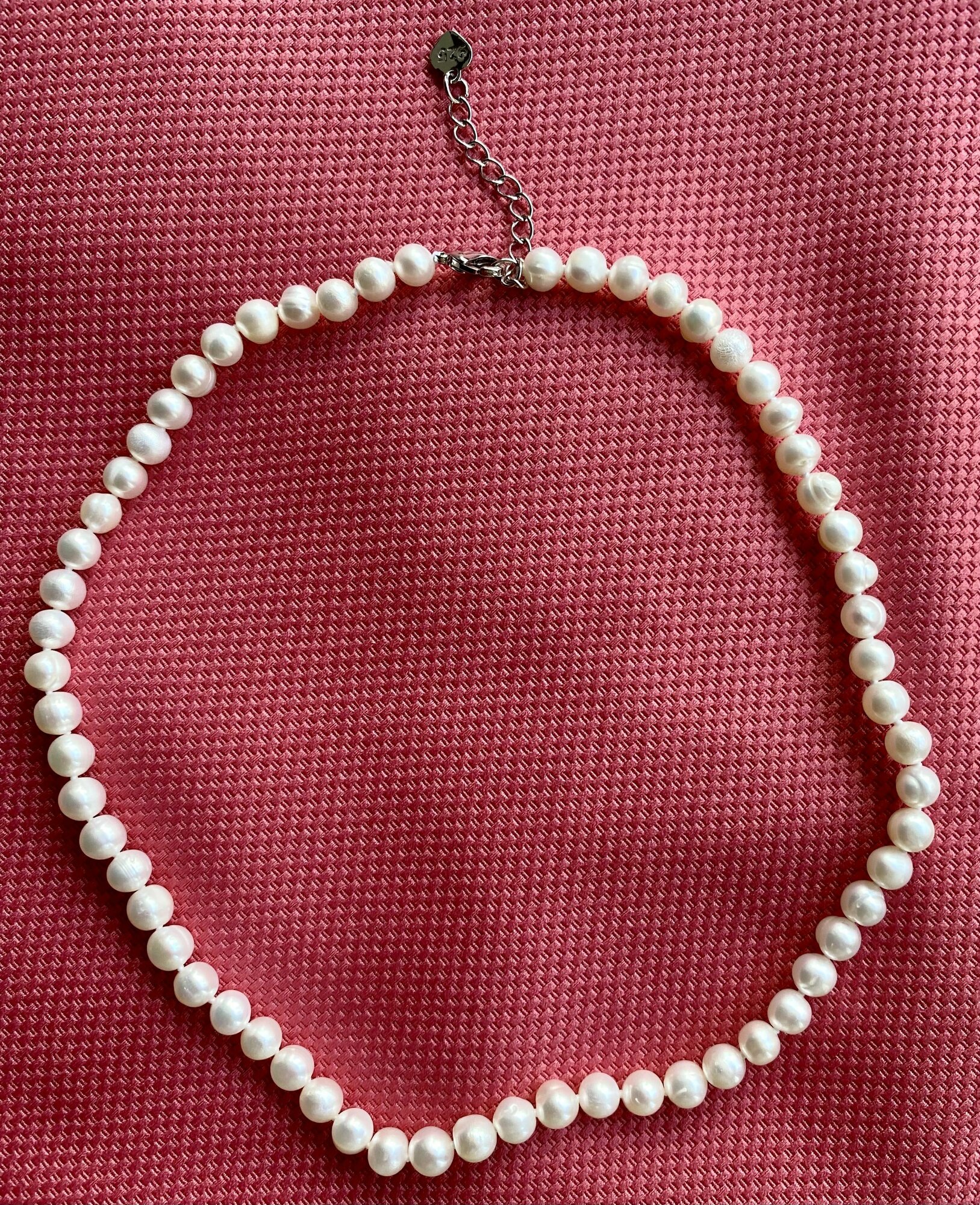 Чокер, жемчуг культивированный