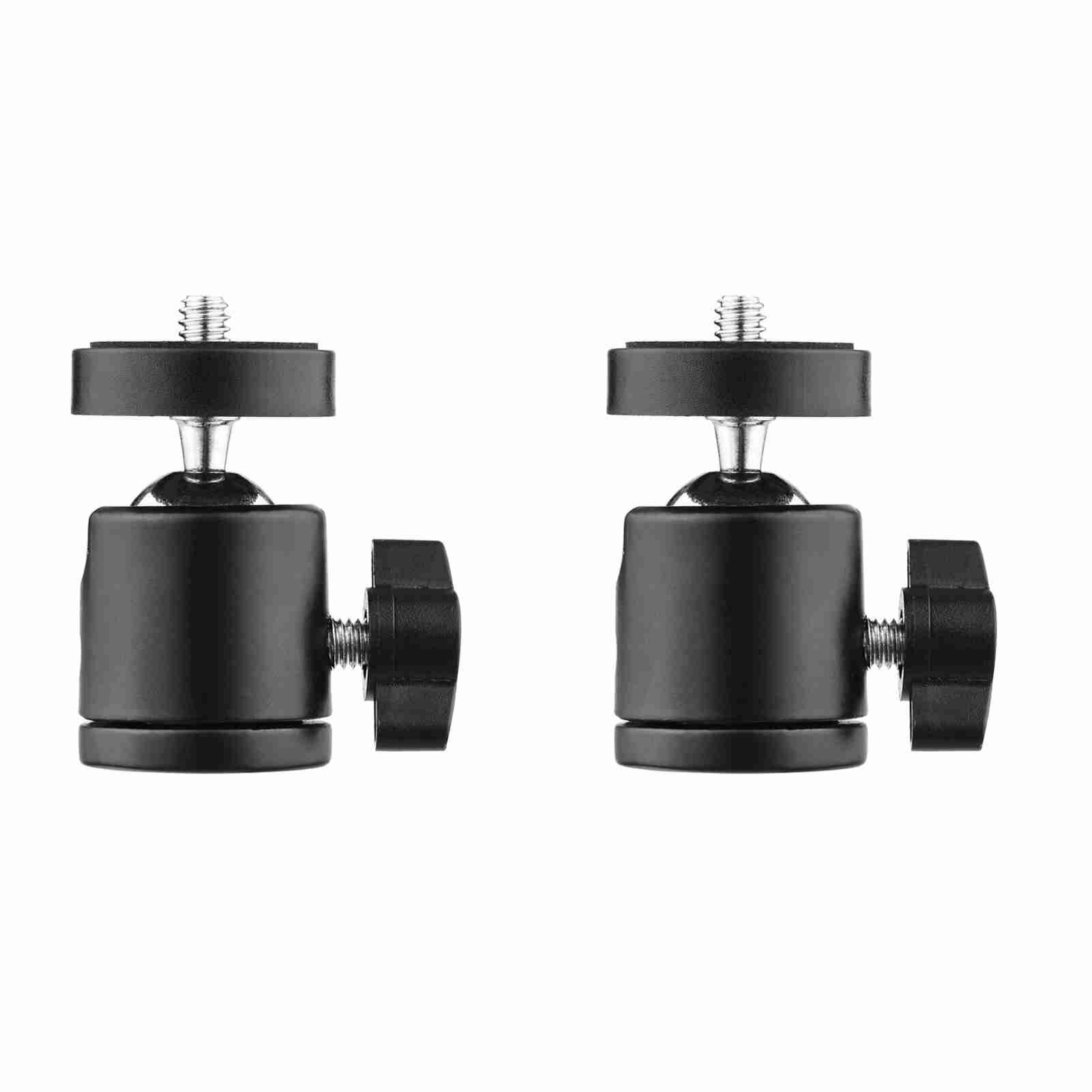 Мини-поворотная головка штатива с шаровой головкой, вращающаяся на 360 градусов, базовый адаптер с универсальными винтовыми креплениями 1/4 дюйма для DSLR-камеры ILDC, штатив-монопод, подставка для штатива DV