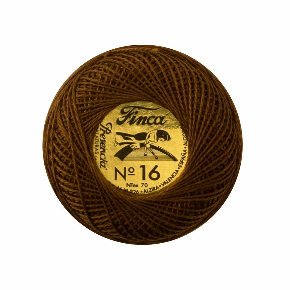 Мулине PRESENCIA HILATURAS "Finca Perle", Жемчужное, №16, однотонный цвет 8080, 1 моток