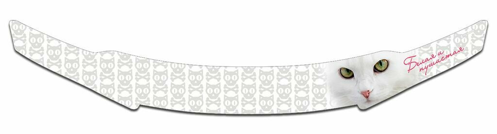 Дефлектор капота Серия "Полноцвет" Коллекция вариация 32 Nissan Note Год выпуска 2008-2012