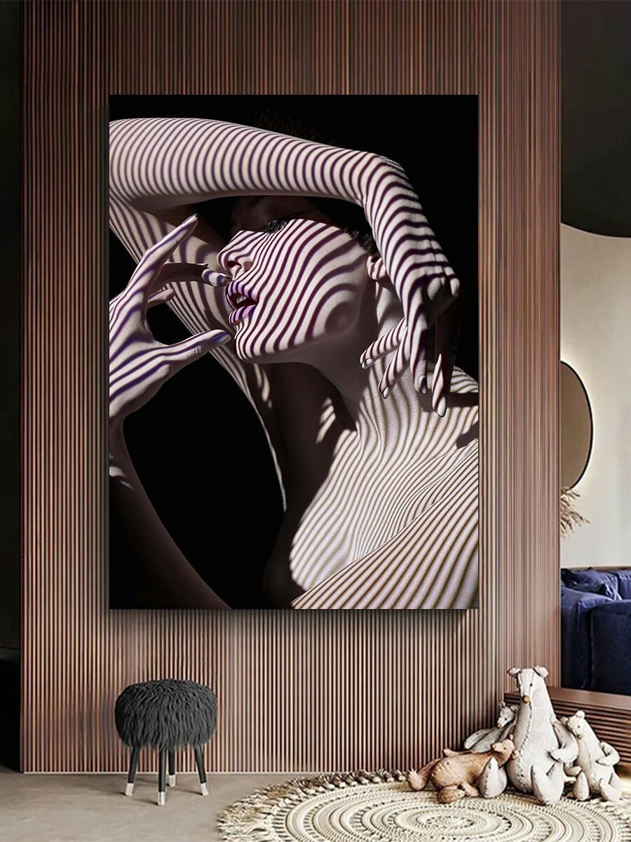 Постер 18+ / девушки, картина секс, из коллекции "Эротик", 40х60 см.