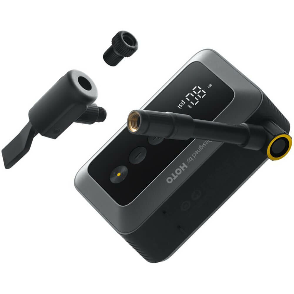 Автомобильный портативный компрессор HOTO Air Pump Pocket черный (HOE0013GL), Максимальное давление:10.3 атм