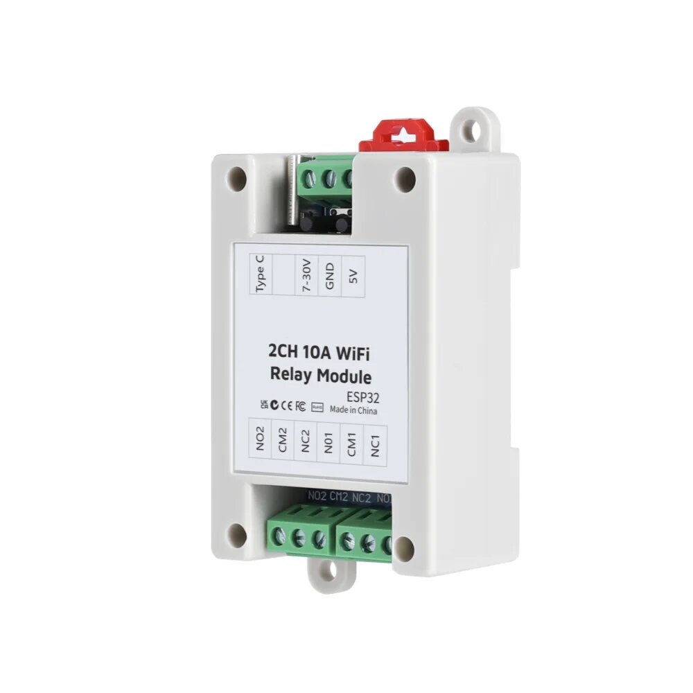 IoTorero Homekit MQTT 2CH Relay Module With Case