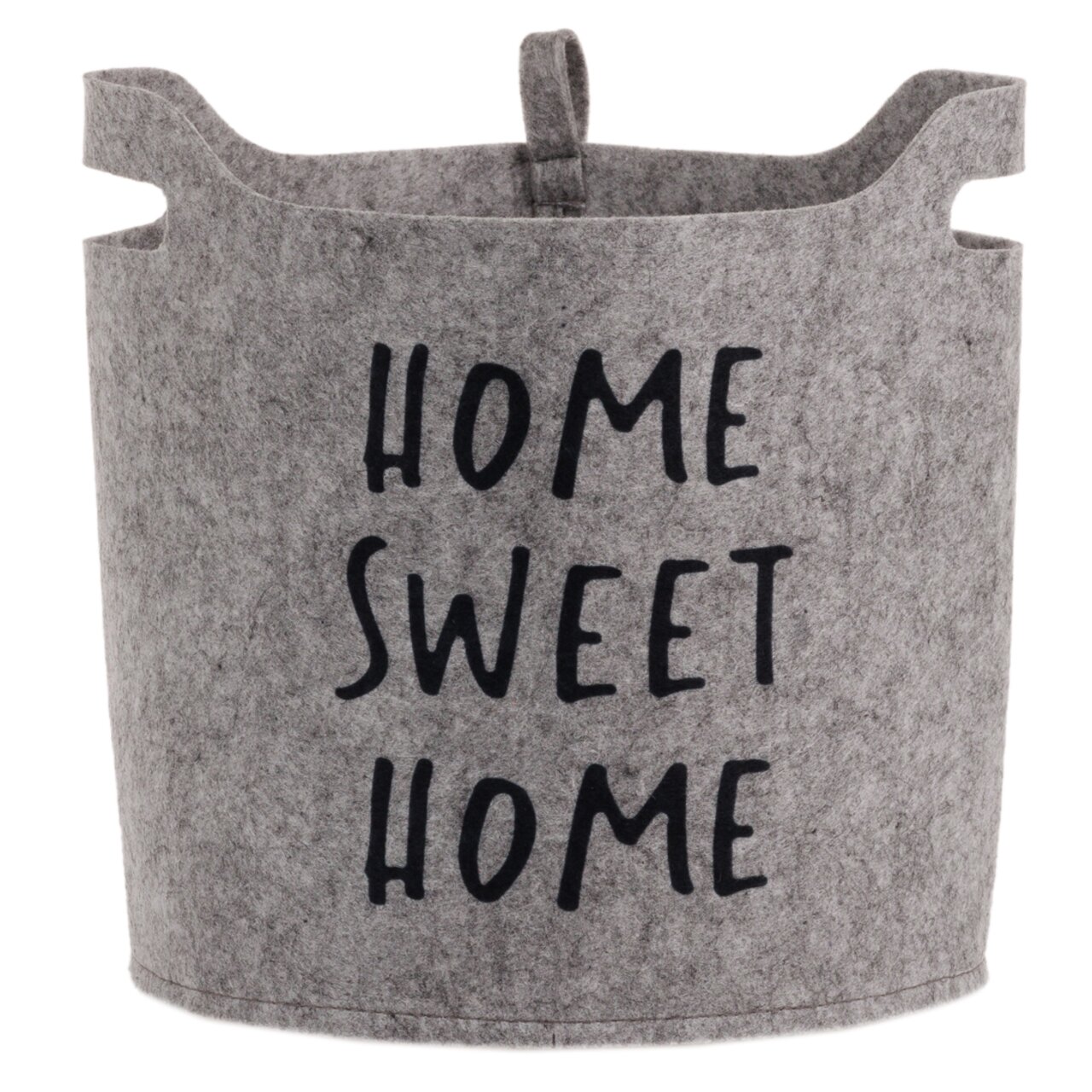 Eva Sweet Home корзинка для хранения с ручками 25x20x22 искусственный войлок светло-серая