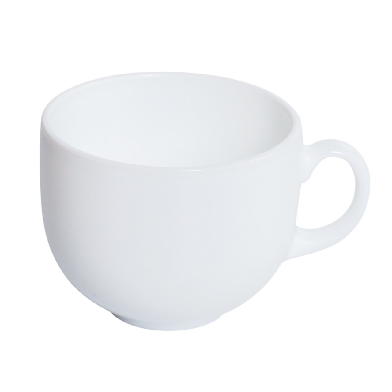 Luminarc Джамбо опаловая кружка 490 мл из стекла для горячих напитков и уютных чаепитий