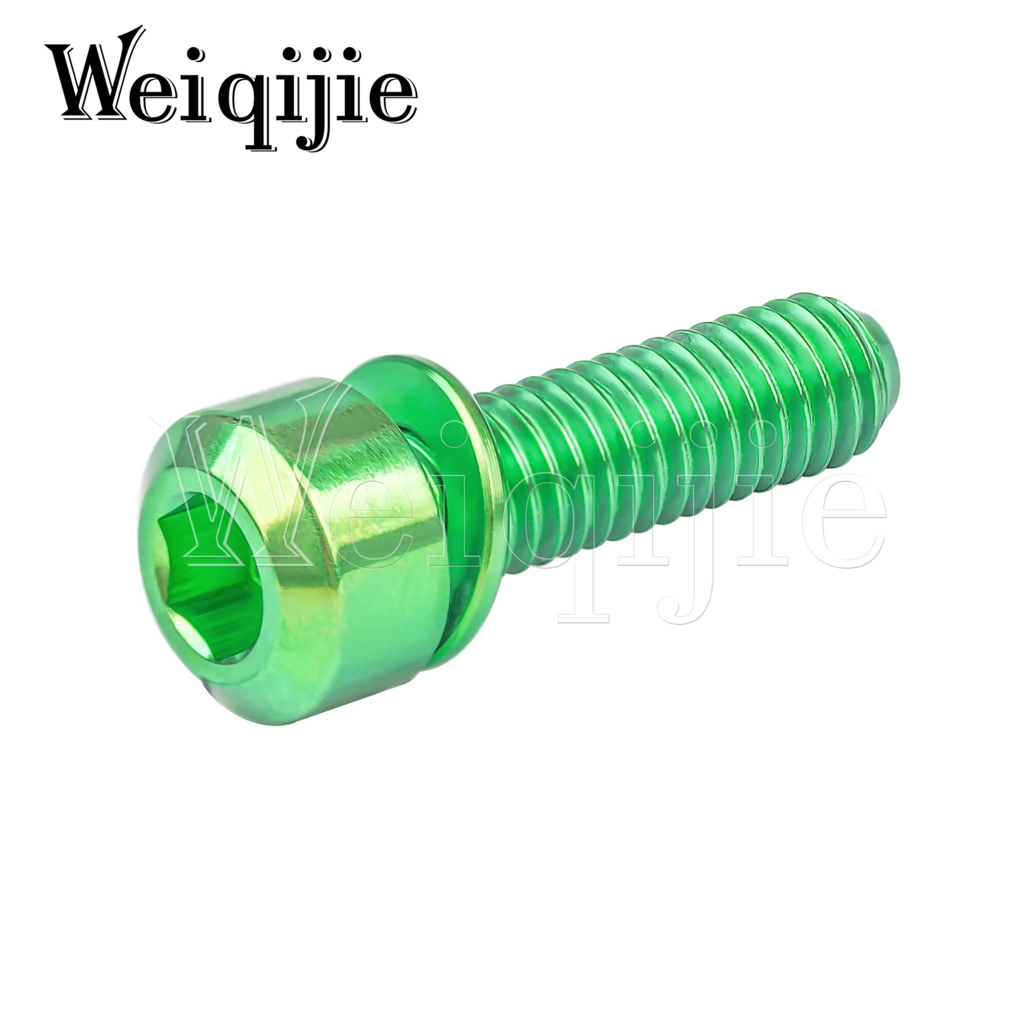 Титановый болт Weiqijie M6 Green 30 мм