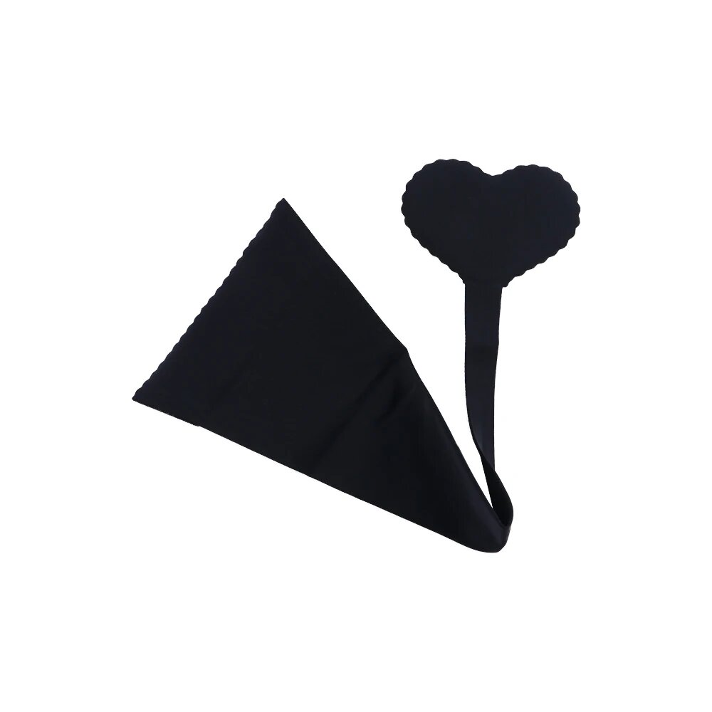 Женское нижнее белье в стиле C, без трусиков, самоклеящиеся стринги без бретелек, стринги C-string, экзотические трусики, нижнее белье Черный, М, black