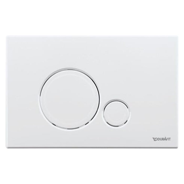 Duravit DuraSystem Beta 120 Клавиша смыва для унитаза, пластик, белый (спецена с февраля 2025)