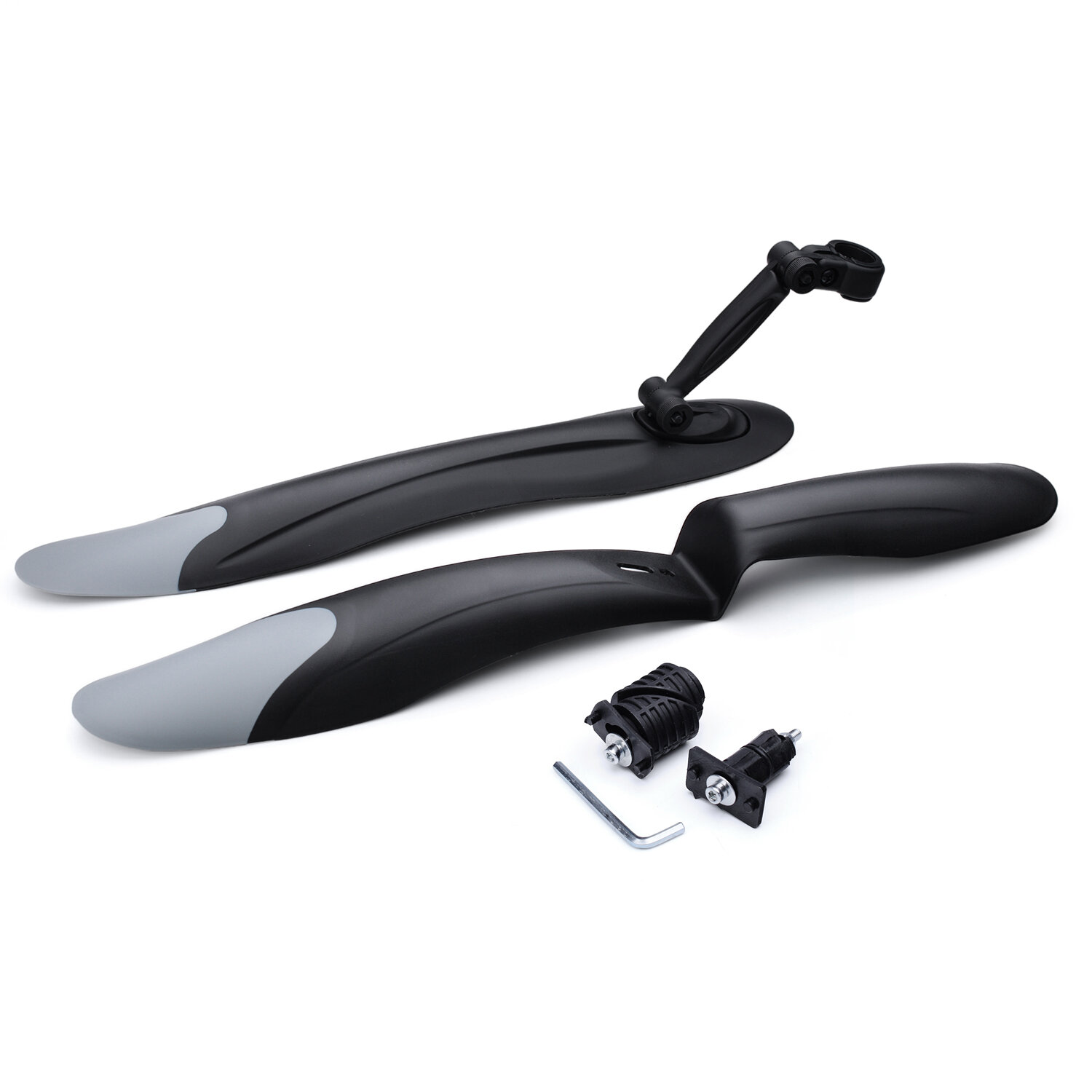 Набор крыльев для велосипеда 26-29" Rocket 057, пластик, цвет черный