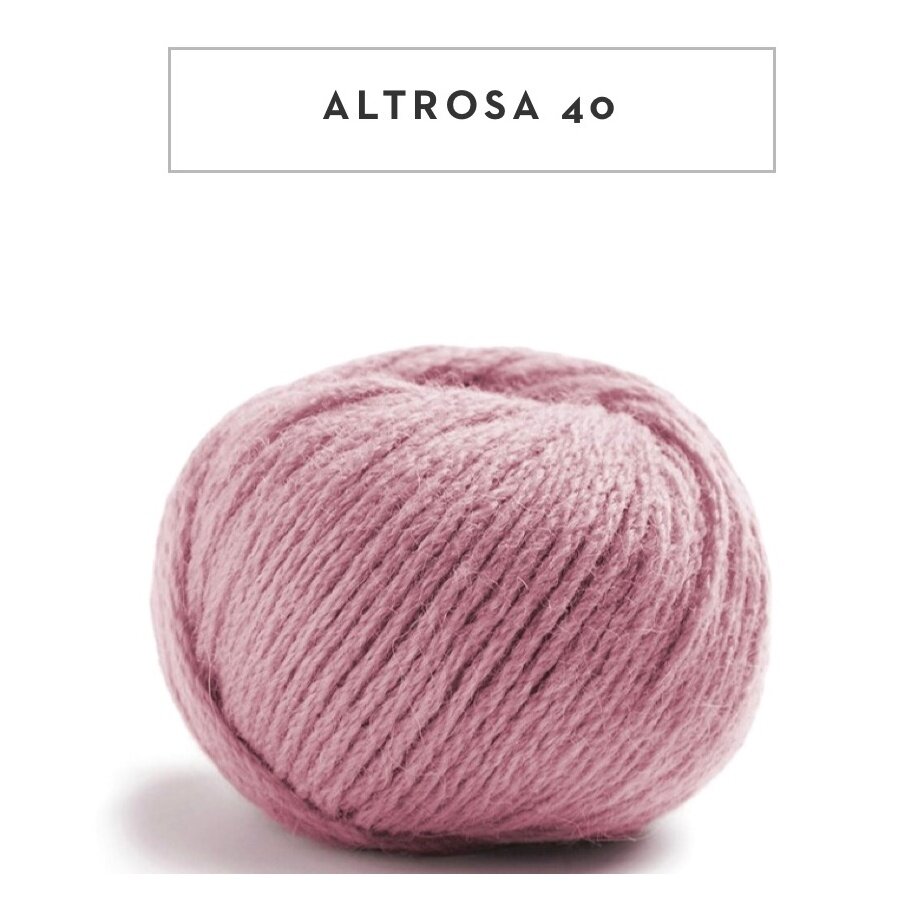 Puno /Пуно/ пряжа Lamana (60% альпака, 40% шерсть мериноса сверхтонкая), 50г/60м (40, *, altrosa (увядшая роза), розовый)