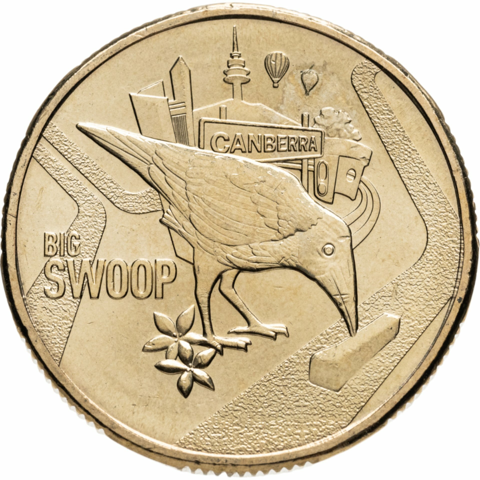 Австралия 1 доллар 2023 "Большие австралийские вещи Сорока", Алюминиевая бронза, в сохранности UNC