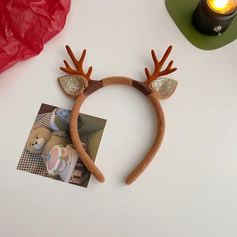 Повязка на голову с рогами оленя, цвет Headband 5