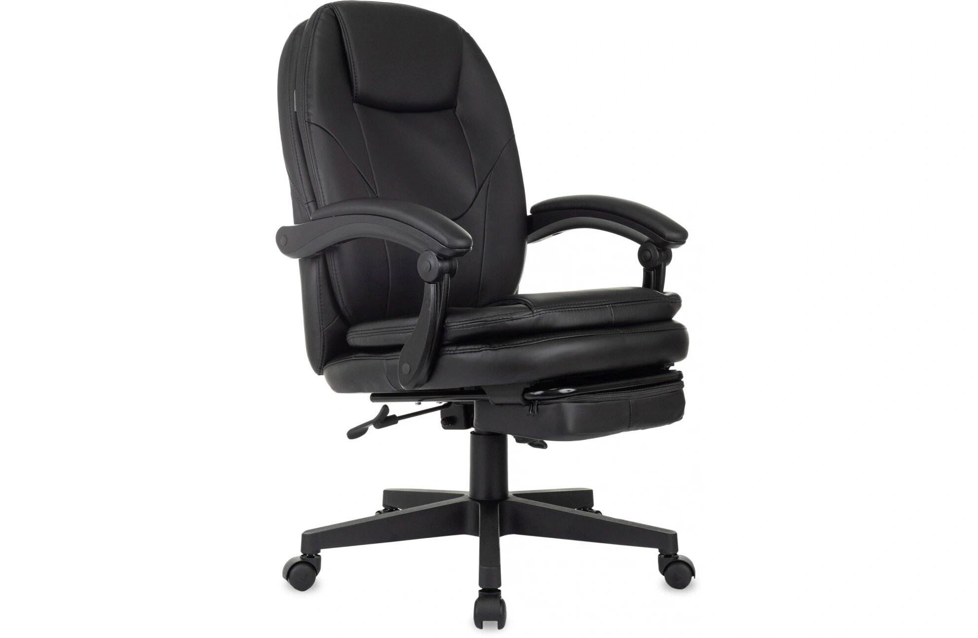 Кресло руководителя Бюрократ CH-868N-BF, обивка: эко. кожа, цвет: черный (CH-868N-BF/BLACK-PU)