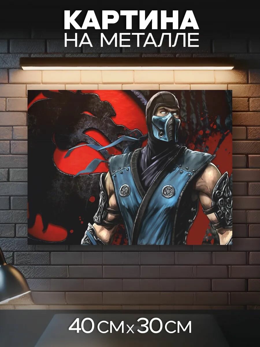 Картина на стену Саб Зиро - Мортал комбат