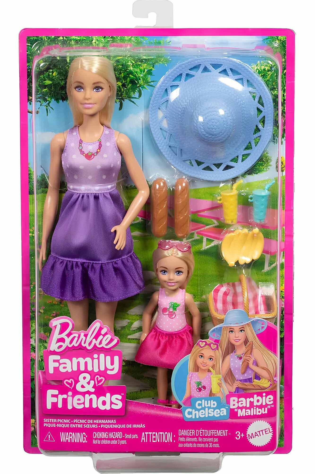 Кукла Barbie Family Core-наряд Malibu And Chelsea Core JBF43