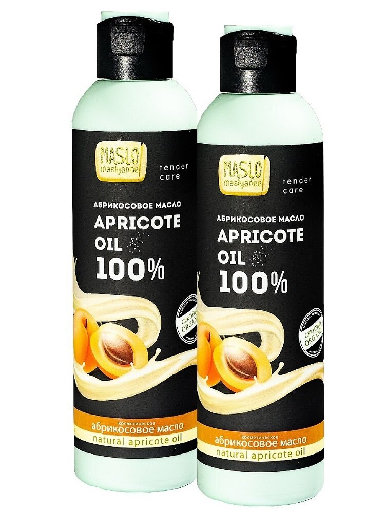 Maslo Maslyanoe промо Абрикосовое масло 100%, 2*200 мл