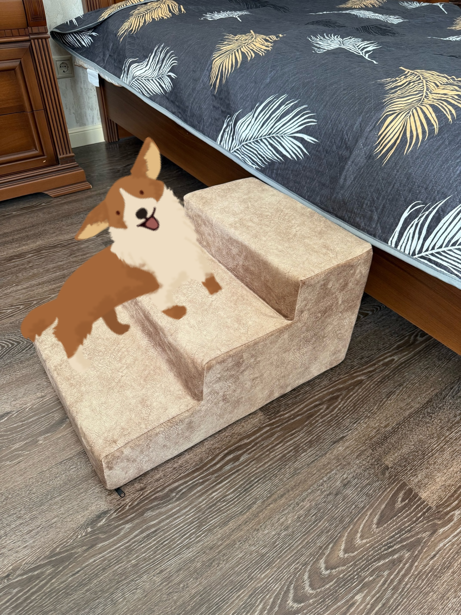 Лестница для собак и кошек - 60*40*30 (д*ш*в)