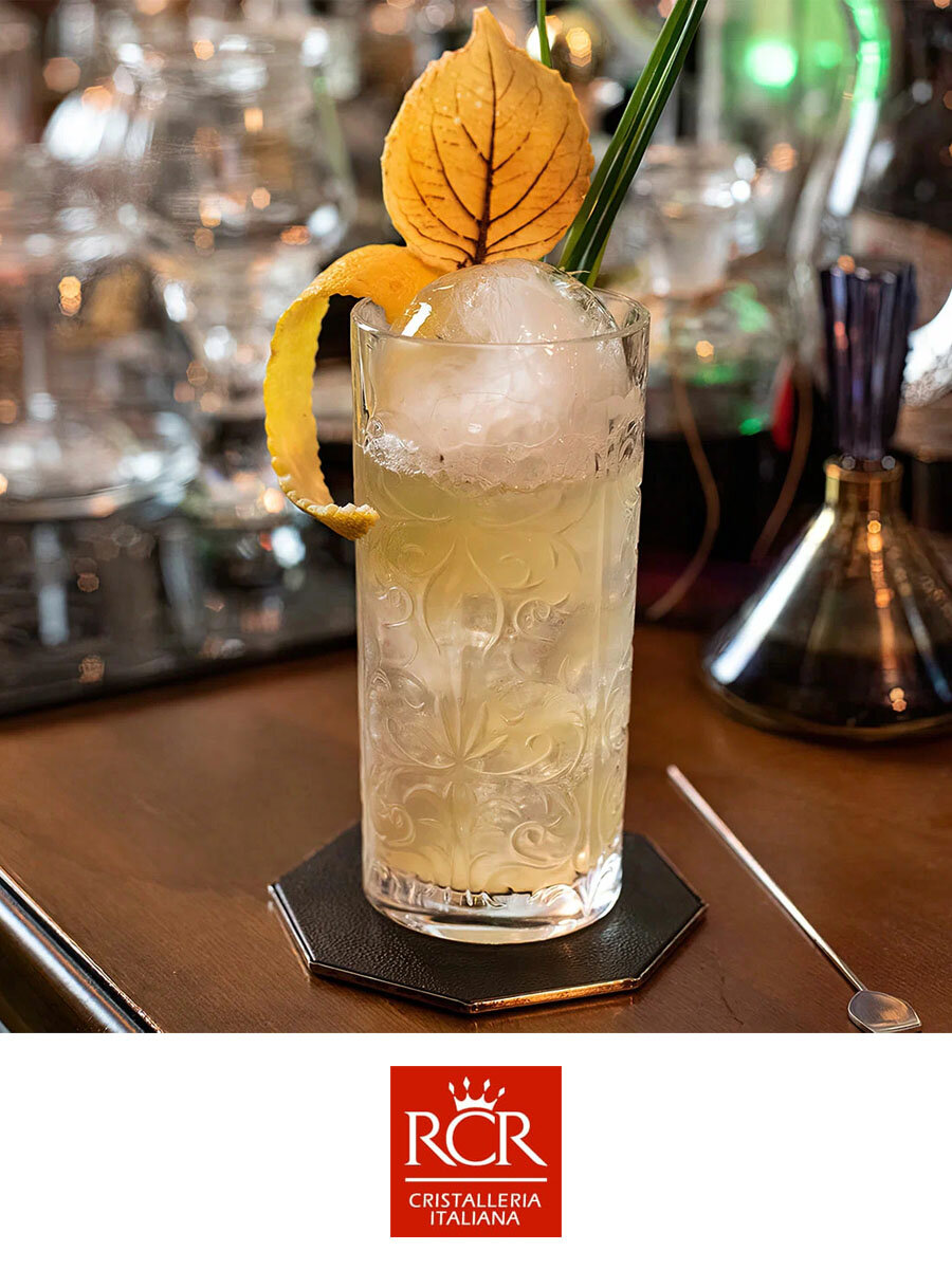 Набор стаканов RCR Cristalleria Italiana Tattoo Luxion 368мл, 6шт