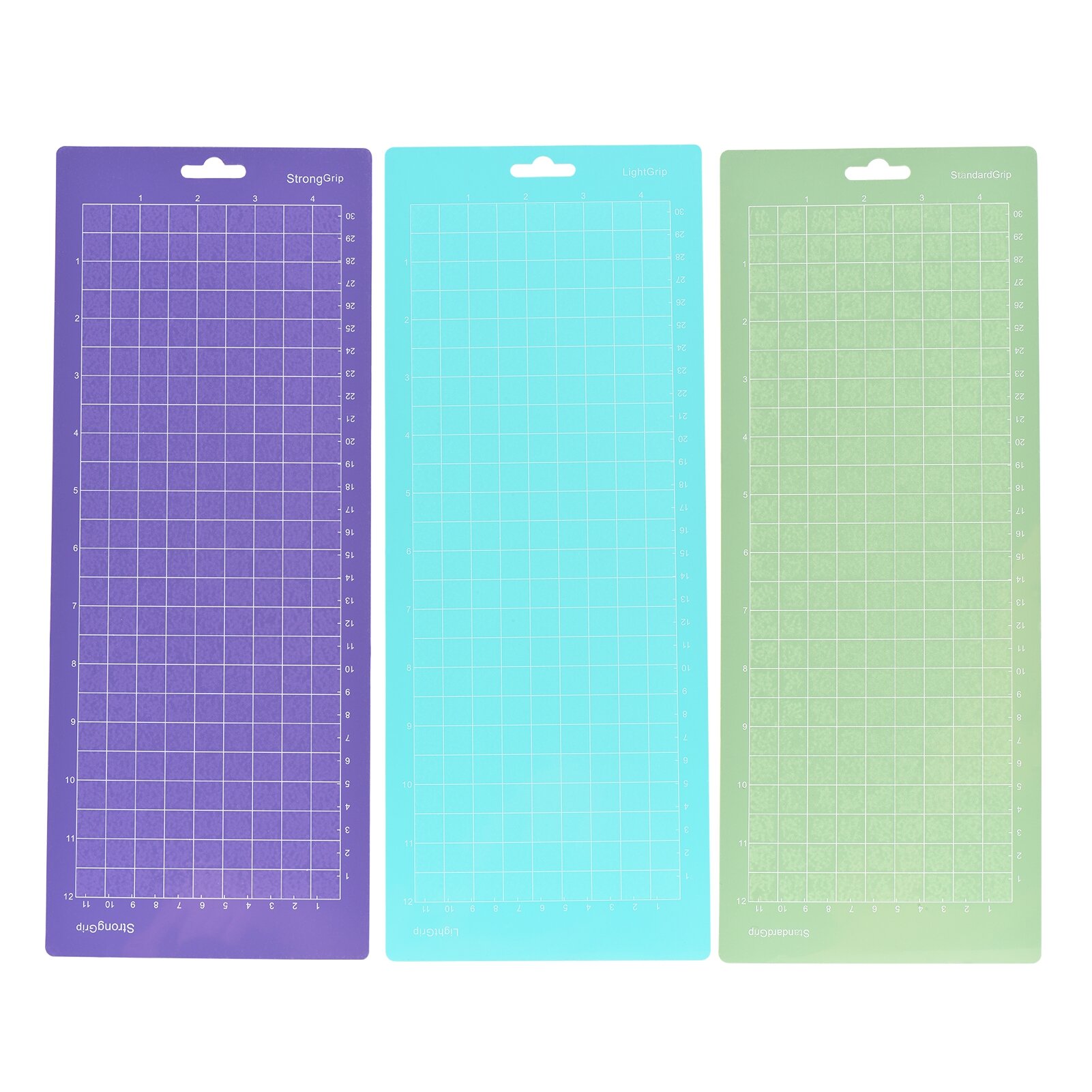 3 шт. сменных ковриков для резки размером 12*4,5 дюйма, клейкие, нескользящие, с сетчатой структурой, совместимые с плоттерами Silhouette Cameo и Explore.